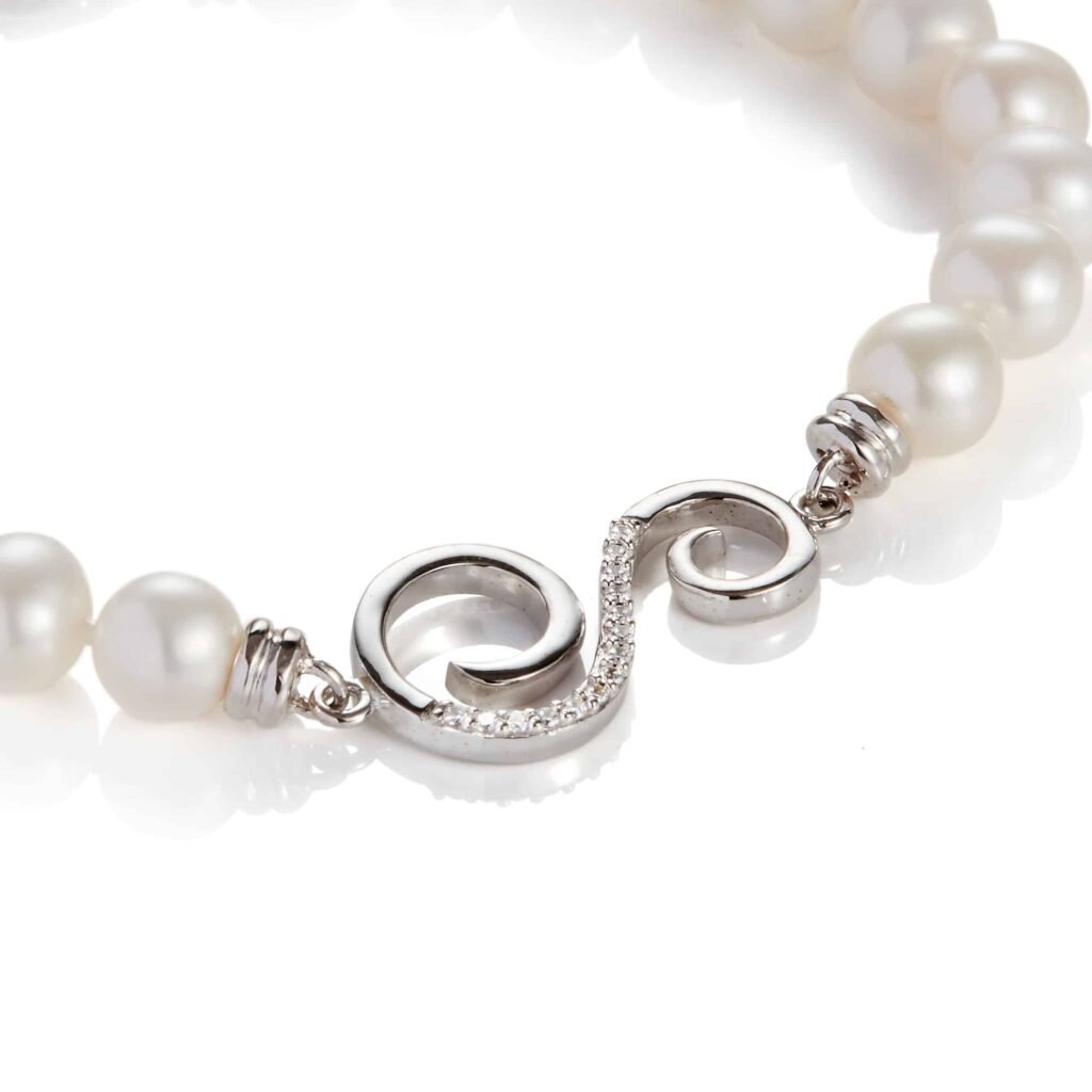 Cornwall Gold - Note Freshwater Pearl Bracelet