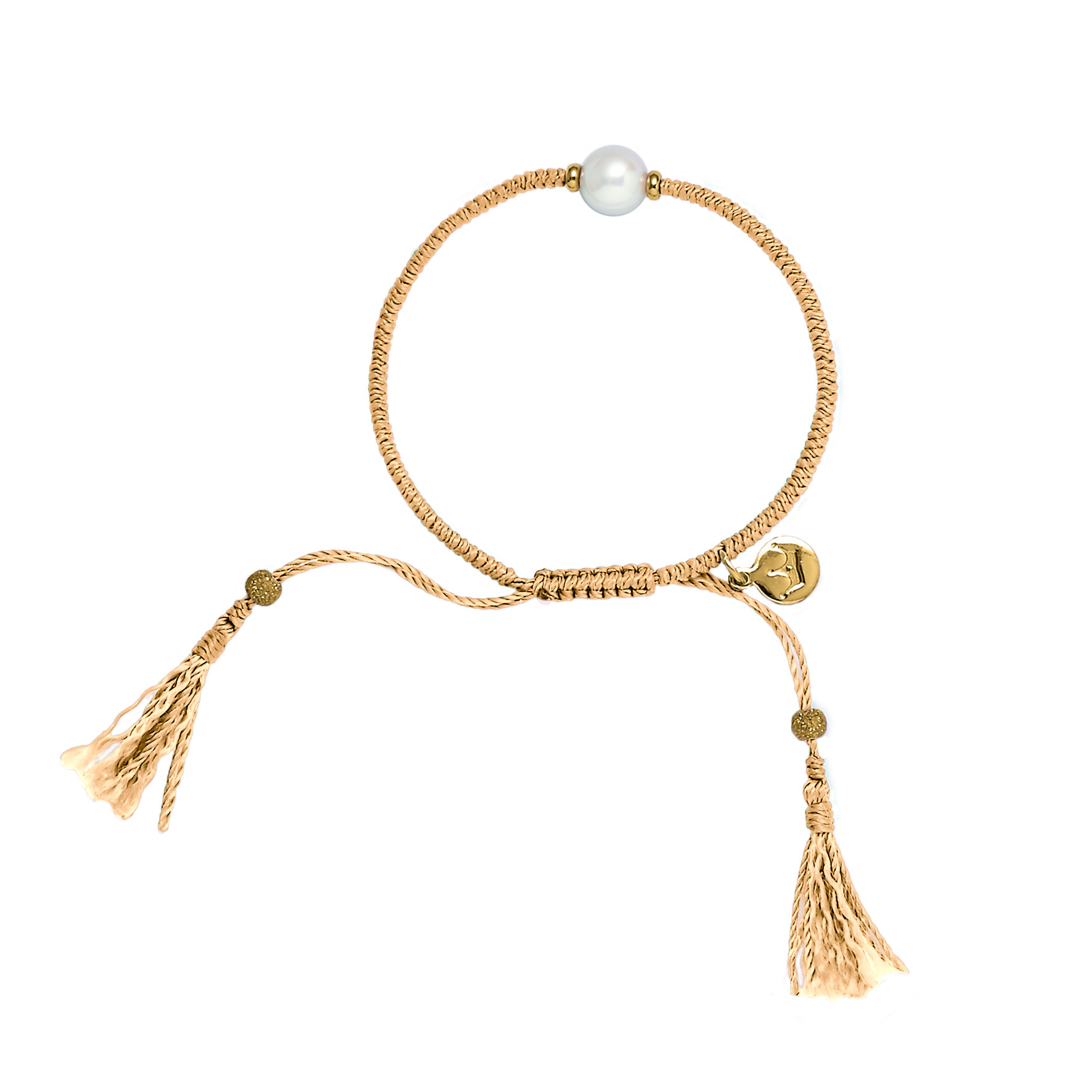 Cornwall Gold - Tassel Pearl Bracelet